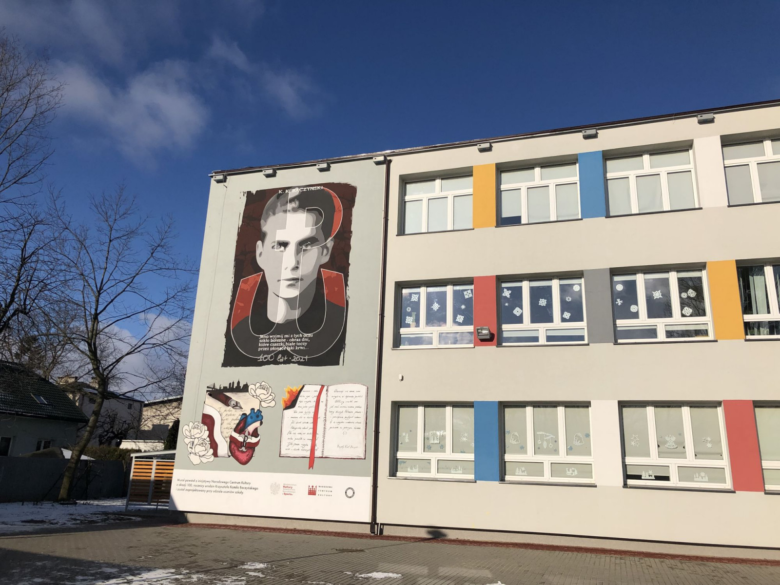 Odsłonięcie muralu poświęconego K. K. Baczyńskiemu | Narodowe Centrum ...